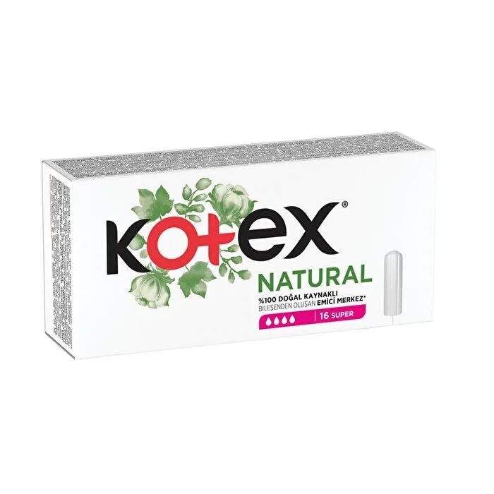 KOTEX Natural Tampon Süper 16 adet HZL25-KTX577401